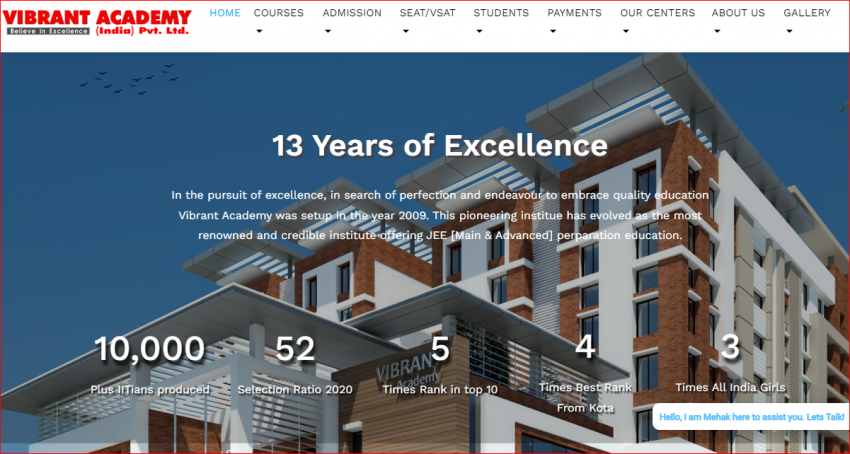 List of Best Top 10 IIT-JEE NEET Coaching Institutes in Kota