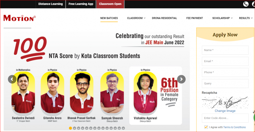 List of Top 10 Best Coaching Institute For NEET in Kota