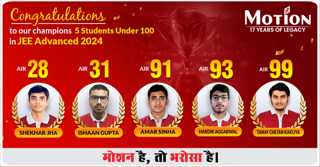 JEE Advanced Result 2024 Toppers Rank List, Scorecard Cutoff