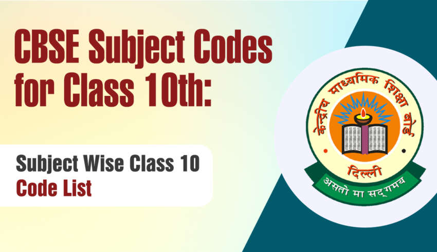 CBSE Subject Codes for Class 10 2026 Subject Wise Code List