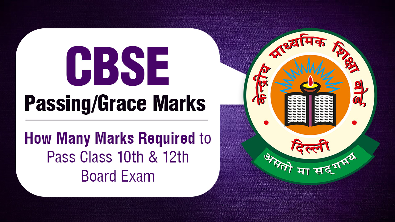 CBSE Passing & Grace Marks For Class 10 & 12 Board Exam 2026