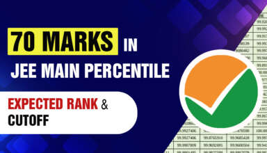 Jee main marks vs percentile 2026 cut off | Motion Blog