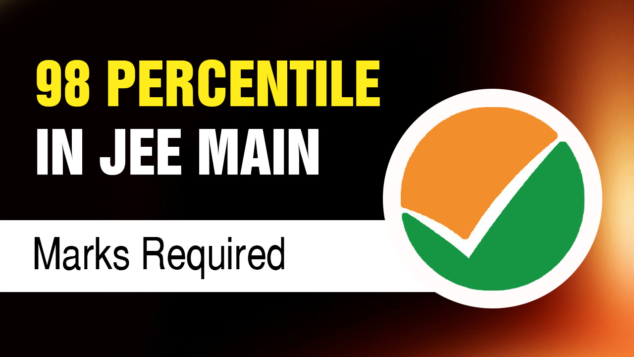 98 Percentile in JEE Mains 2026: How Many Marks Required