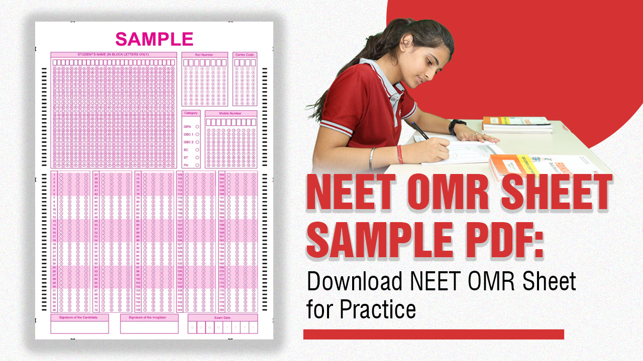 NEET OMR Answer Sheet PDF Download For Practice 2025-2026