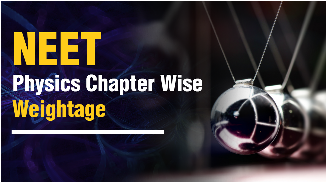 NEET Physics Chapter Wise Weightage 2026 Trend Analysis
